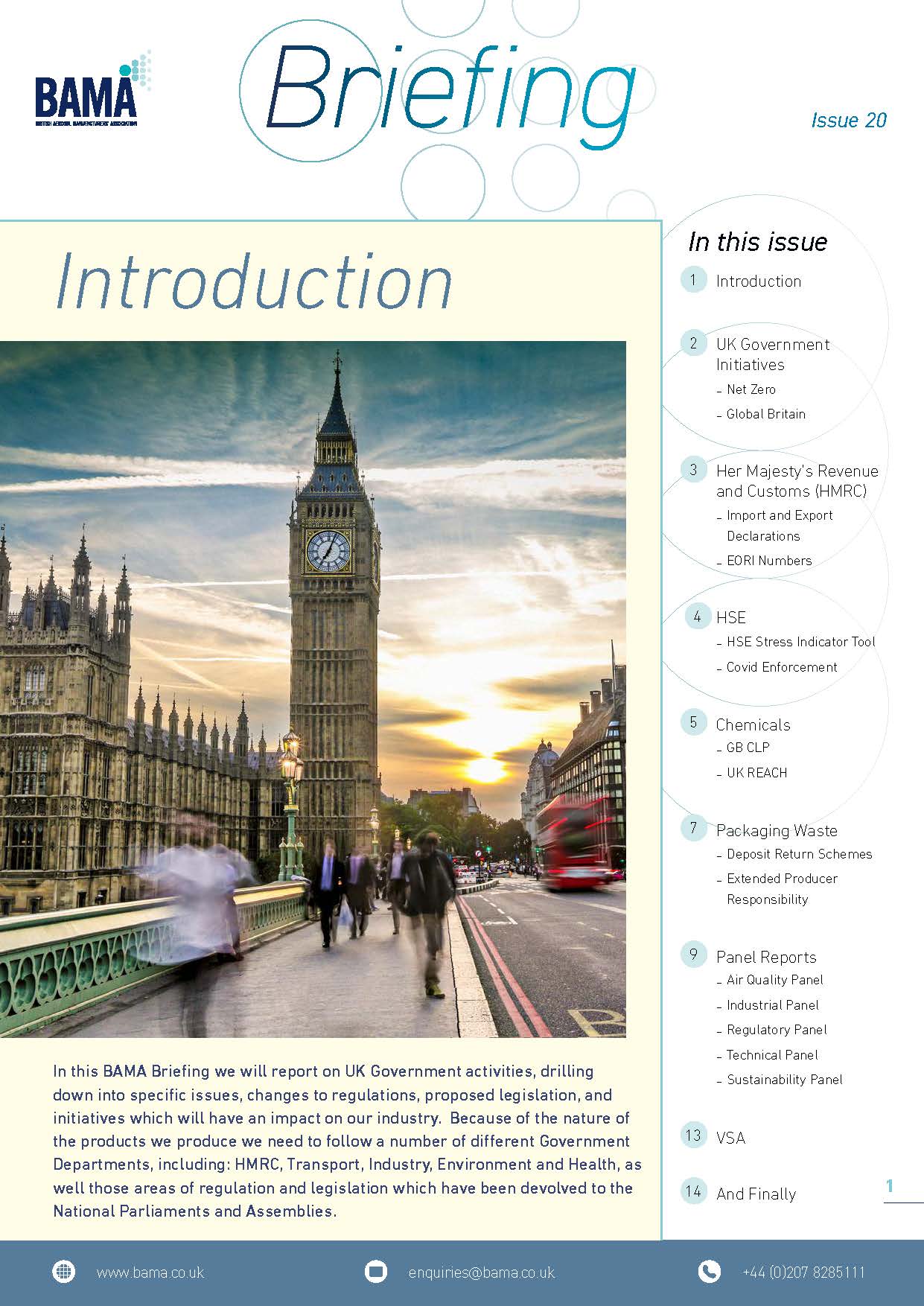 BAMA Briefing Issue 20